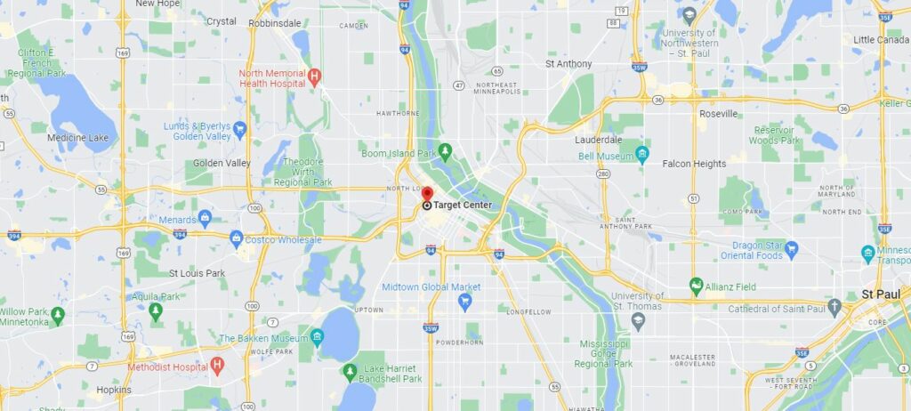 Target Center Parking Guide - Tips, Maps, Deals - World-Wire