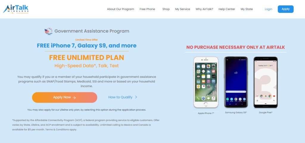 How to get AirTalk Wireless Free Government Phone - World-Wire