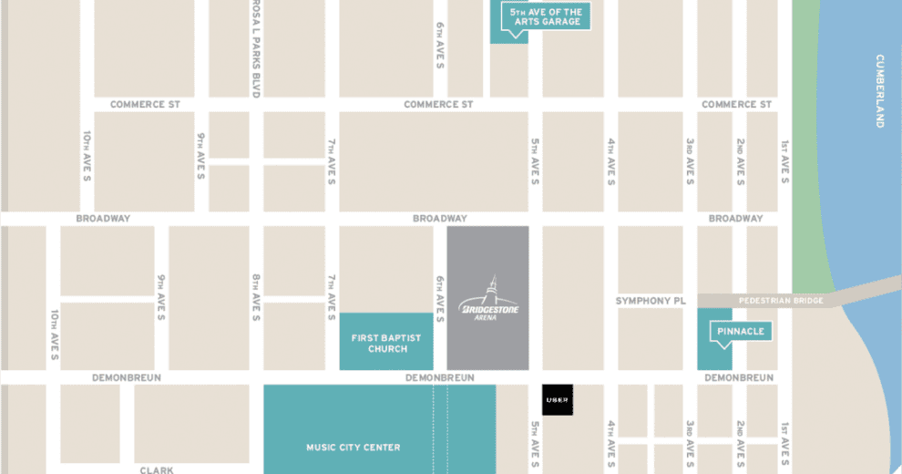 Bridgestone Arena Parking Guide - Tips, Maps, and Deals