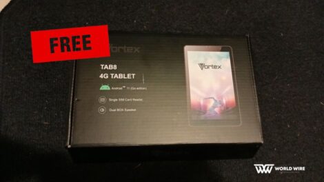 How to get Vortex Tab 8 4G Tablet for Free - World-Wire