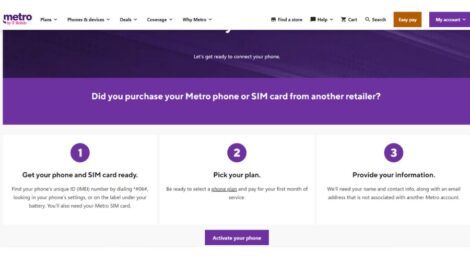 MetroPCS Activate New Phone With Old SIM Card