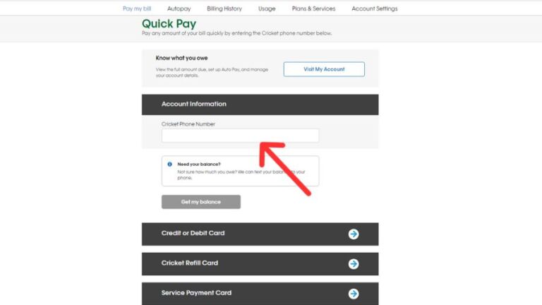 Pay My Cricket Bill With Debit Card: Setup Auto Pay