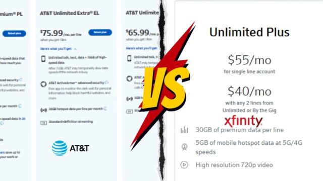 Xfinity Mobile vs AT&T 2024 - Choosing the Right Carrier for You